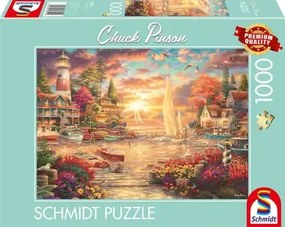 SCHMIDT Puzzle Ráno u jezera / 1000 dílků / 69,3 x 49,3 cm