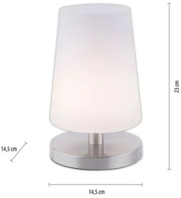 Paul Neuhaus 4146-55-LED Stmívatelná stolní lampa SONJA 1xG9/3W/230V matný chrom