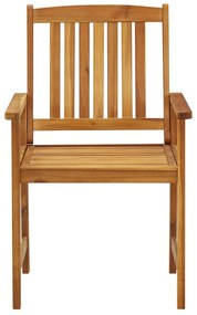 Režisérské židle 4 ks masivní akáciové dřevo,  311848