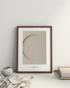 Idealform Poster no. 6 Round composition Barva: Smokey taupe, Velikost: 300x400 mm