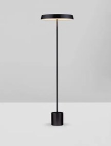 LED černá stojací lampa Vetro