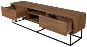 Designový TV stolek Balwina 180 cm vzor ořech