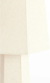 Krémová stolní lampa s textilním stínidlem (výška 50 cm) Musabo – Light &amp; Living