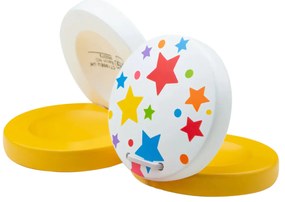 Bigjigs Toys Kastaněty hvězdičky 1 ks žlutá