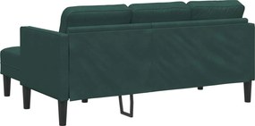 Set pohovek 2 ks Tmavě zelená Polyester 3329266