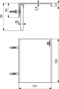 Ideal Standard ALU+ - Držák toaletního papíru s poličkou | silver