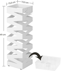 Sconto Stojan na deštníky LUC16 bílá
