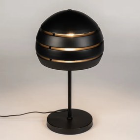 Stolní retro lampa Cantonn Nero and Gold