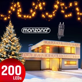Světelný řetěz Vánoce teplá bílý 20m