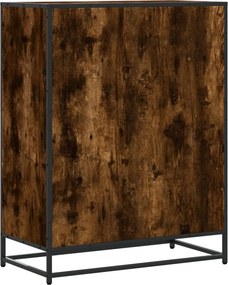 Botník kouřový dub 75 x 38 x 97,5 cm kompozitní dřevo a kov 3300872
