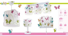 Dalber D-62143 - Dětské stropní svítidlo BUTTERFLY 3xE27/60W/230V