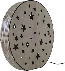 Dřevěná LED stolní lampa Hvězdy | SENTOP LED0613