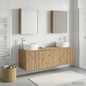 Sada koupelnových skříněk 5 ks Dub artisan Kompozitní dřevo 3406574