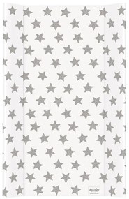 Ceba Přebalovací podložka 2-hranná s pevnou deskou 50x80 cm Comfort Hvězdy šedá