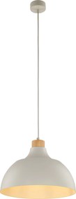 TK Lighting Béžový závěsný lustr Cap pro žárovku E27 TK5664