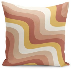 Povlak na polštář 43x43 cm Creamy Strawberry Swirl – Mila Home
