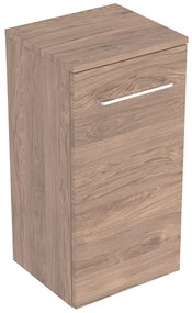 Geberit Selnova Square - Boční horní skříňka 650x330x297 mm, 1 dvířka, ořech hickory 501.274.00.1