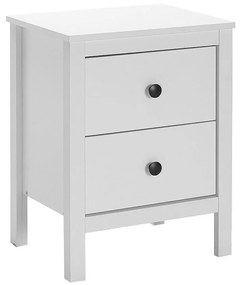 Adore Furniture | Noční stolek 61x46 cm bílá | AD0039