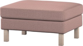 Potah na podnožku IKEA Karlstad barva růžová látka pletený vzor