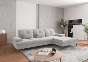 XXXLutz ROHOVÁ SEDAČKA, textil, barvy stříbra Sit & More - Sedací soupravy - 000144011521