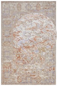 Hanse Home, Kusový koberec Cairo 105587 Port Said Cream Red – na ven i na doma, 200x280, oranžová, chodba / předsíň