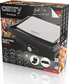 Camry CR 3053 černá / Elektrický gril / 2000 W