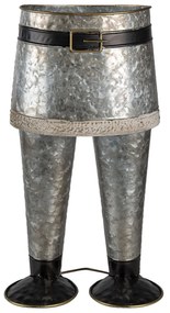 Kovový stojan ve tvaru kalhot na květináč - 22*15*40 cm