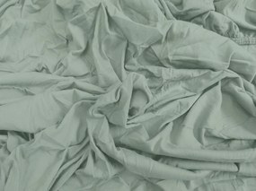 Jersey prostěradlo s lycrou tmavě mentolové 90 x 200 cm
