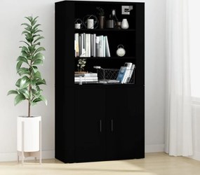 vidaXL Skříň highboard kompozitní dřevo [3185363] Barva: hnědý dub