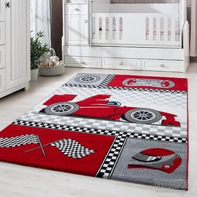 Breno Kusový koberec KIDS 460 Red, 120x170 cm, Červená/Vícebarevné