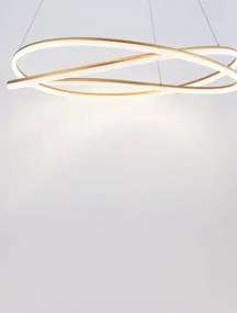 Designový lustr Ophelia zlatá