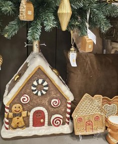 Keramický talířek perníková chaloupka Gingerbread Cott - 20*18*3 cm