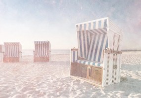 Fototapeta Ostsee Strandkörbe Hladký vinyl 135x90