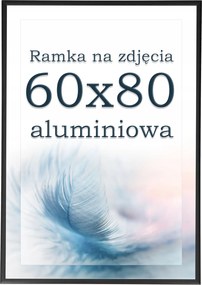 Rámeček 60x80 hliníkový, černý, rámečky na fotografie