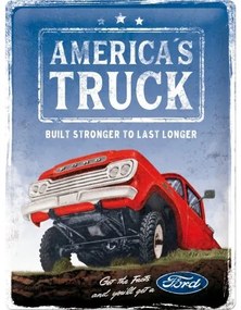 Postershop Plechová cedule: Ford (America's Truck F100) - 30x40 cm