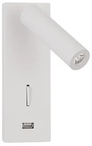 Moderní nástěnné svítidlo Fuse 6 bílé