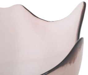 Skleněná mísa Mauro Ferretti Tamil 30x18 cm, růžová