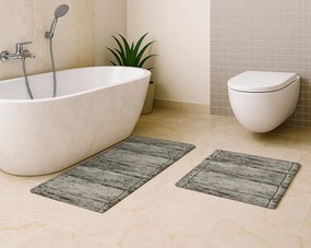 Sada koupelnových pěnových předložek AQN-505B - Mořská paluba (různé velikosti)