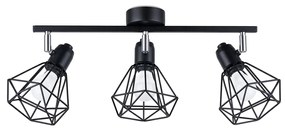 Sollux Lighting Stropní svítidlo ARTEMIS 3 černé