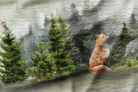 Krepové povlečení Zvířátka Velikost: 140 x 200 + 70 x 90