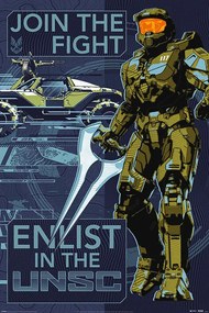 Plakát, Obraz - Halo: Infinite - Join the Fight, (61 x 91.5 cm)