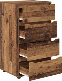 Úložné skříně 60 x 48 x 105 cm Kompozitní dřevo Staré dřevo 3406243