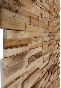 Nástěnné obkladové panely 10 ks 1,03 m² recyklovaný teak 326170