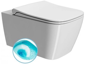 GSI NUBES závěsná WC mísa, Swirlflush, 35x55cm, bílá ExtraGlaze 961511