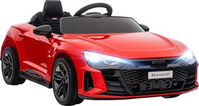 HOMCOM dětské elektrické autíčko, dětské autíčko na dálkové ovládání, AUDI RS e-tron GT dětské autíčko s bezpečnostním pásem, klaksonem a hudbou a sv…