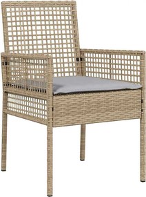 Zahradní bistro set 3 ks Béžová polyratan 3334958