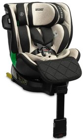 Autosedačka s isofixem TUROX 40-150cm, I-Size, béžová