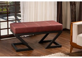 Atelier del Sofa Taburet Ago - Claret Red, Červená