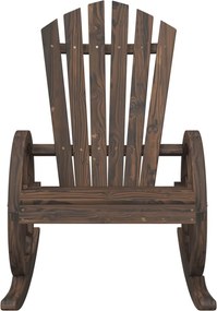 Houpací křesla Adirondack 2 ks masivní jedlové dřevo 3207120