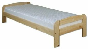 Dřevěná postel 80x200 LK122 (Barva dřeva: Borovice)
